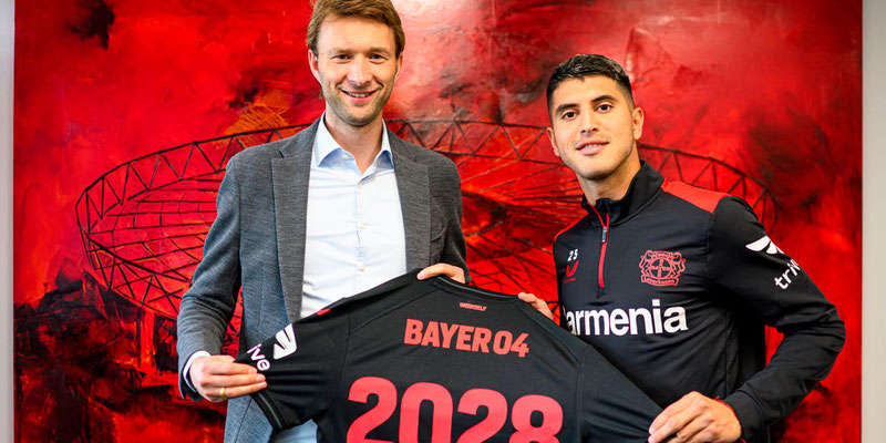 | Bayer Leverkusen renovó con el campeón del mundo Exequiel Palacios | El Canal del Fútbol